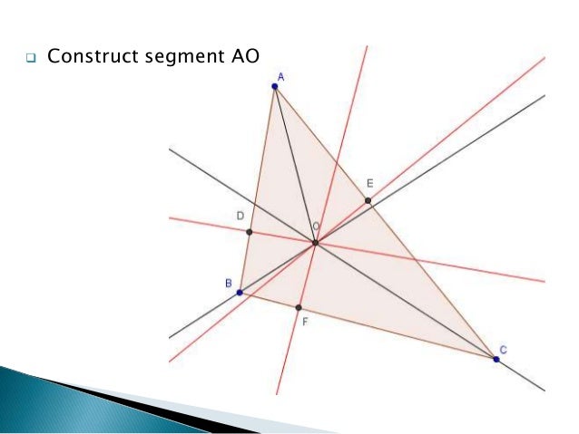 Angle Bisectors Of Triangle Are Concurrent