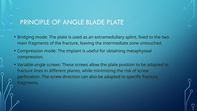 Angle blade plate[1] fracture of femur with - copy.pptx | Death, Injury ...