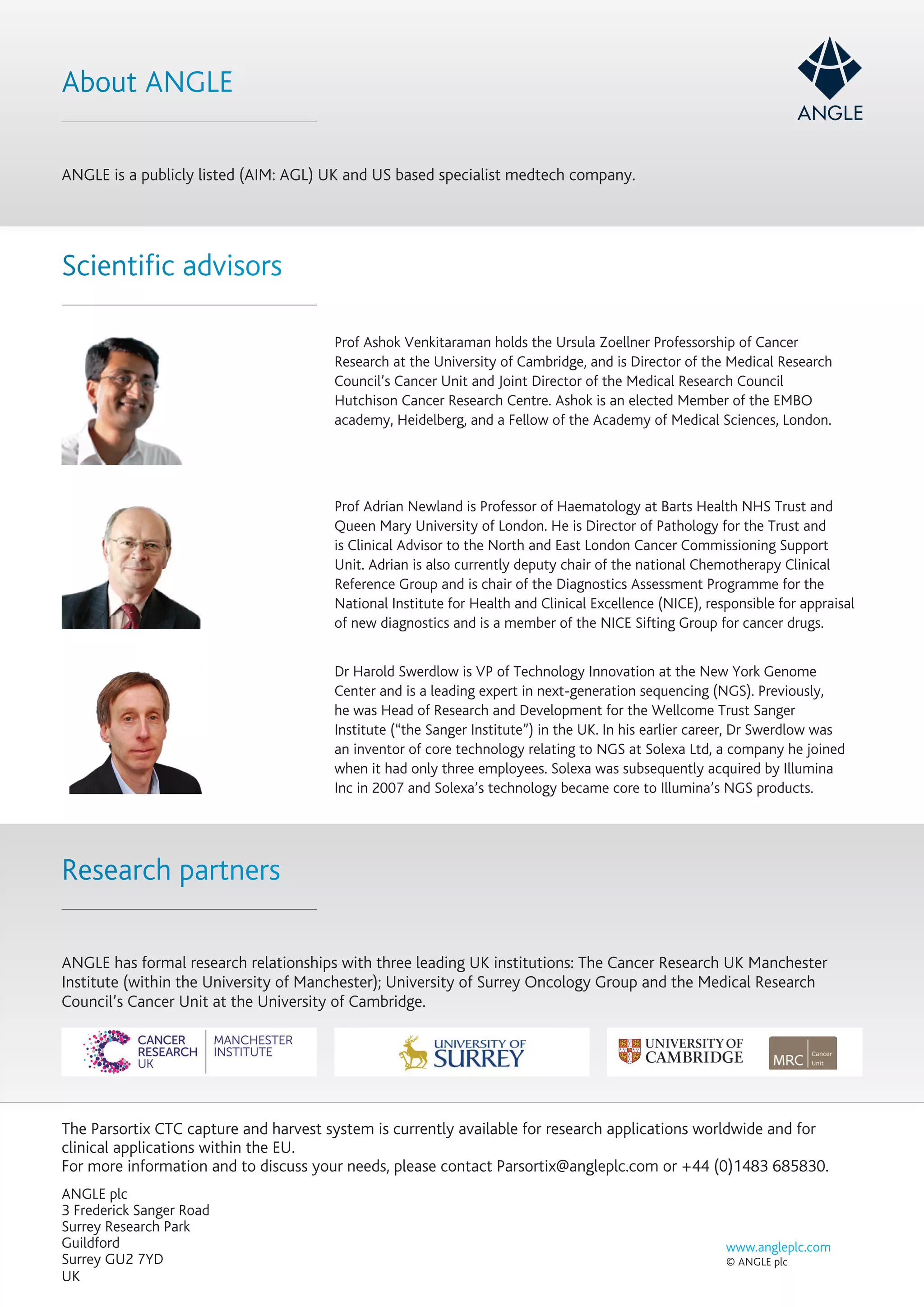 About the Parsortix System | PDF