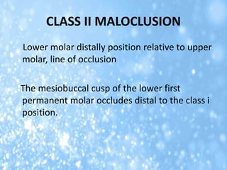 ANGLE'S CLASSIFICATION OF MALOCCLUSION | PPTX
