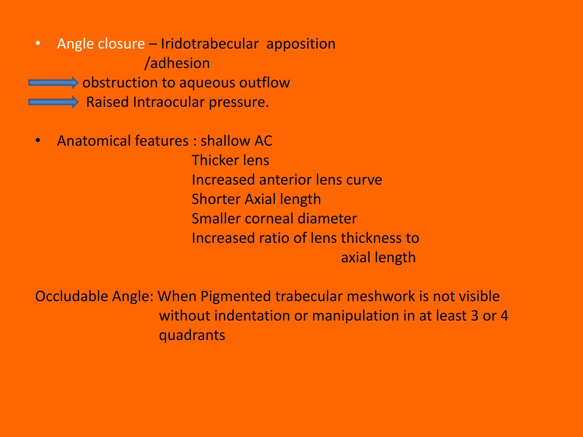 Angle closure glaucoma | PPTX