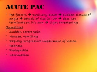 Angle closure glaucoma | PPT
