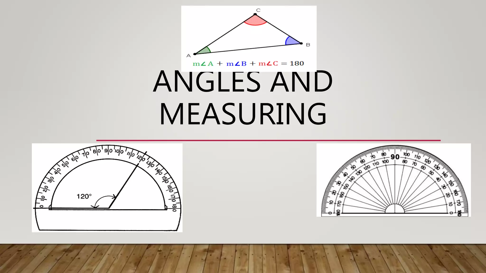 Angles and Measuring (degrees quiz) | PPTX