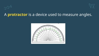 Grade 4 angles, kind of angles, types of angles | PPTX