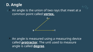 Grade 4 angles, kind of angles, types of angles | PPTX