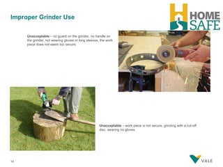 Angle Grinder Hazards Presentation (PPT) | PPT