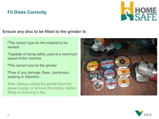 Angle Grinder Hazards Presentation (PPT) | PPT