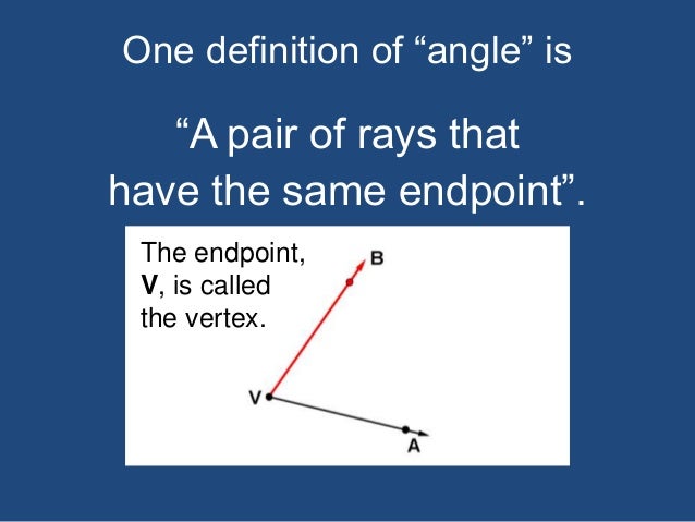 Angles: Classifications; Measuring; and Drawing