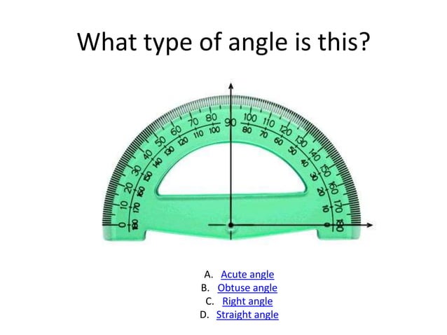 Angle Measurement Quiz | PPT