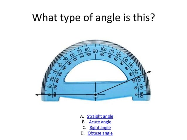 Angle Measurement Quiz | PPT