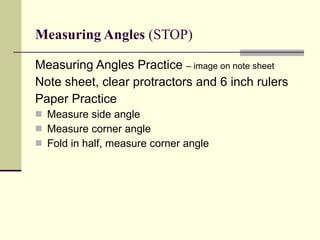 Angle Measurements | PPT
