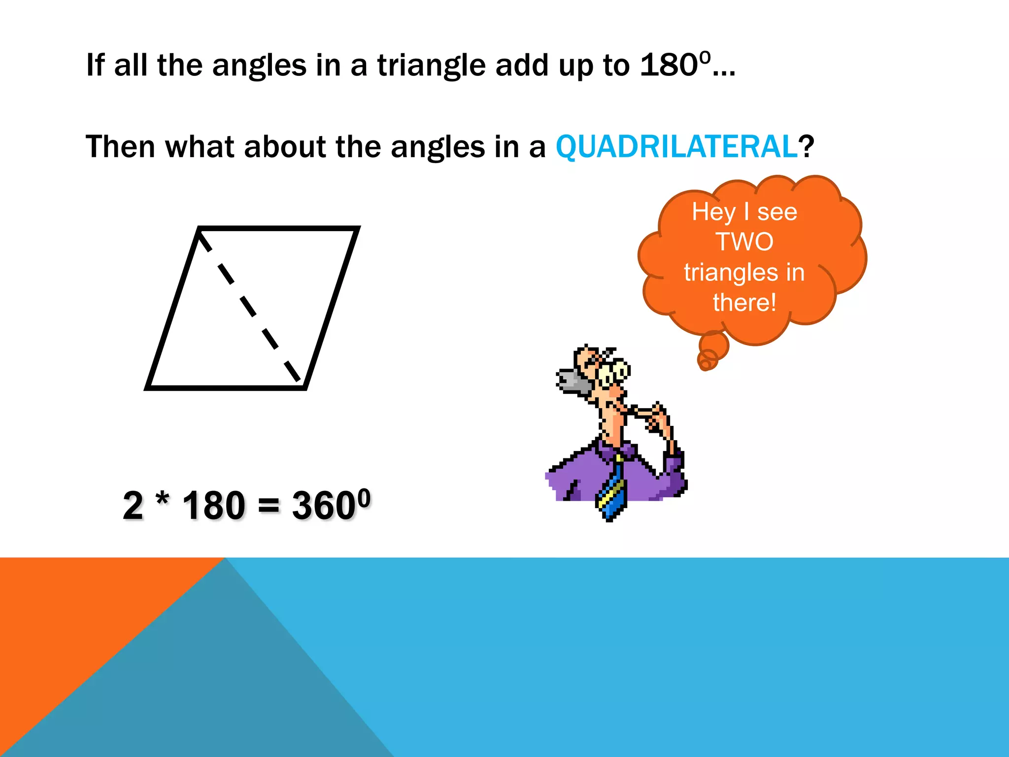 Angle measures in polygons lesson | PPTX