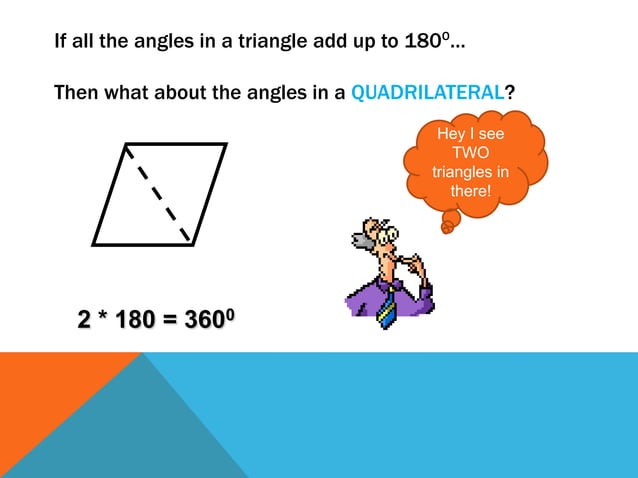 Angle measures in polygons lesson | PPTX