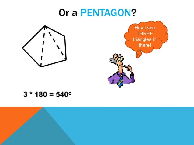 Angle measures in polygons lesson | PPTX