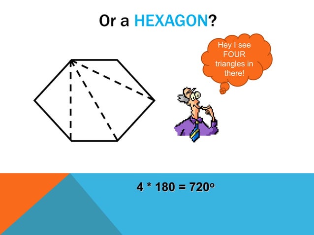 Angle measures in polygons lesson | PPTX