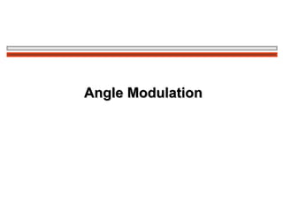 Angle modulation | PPT