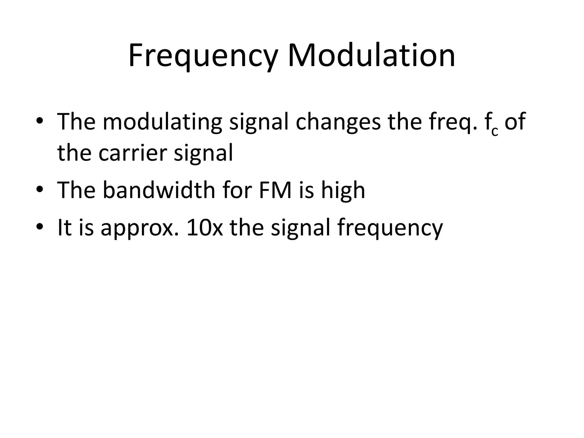 Angle modulation | PPT | Free Download