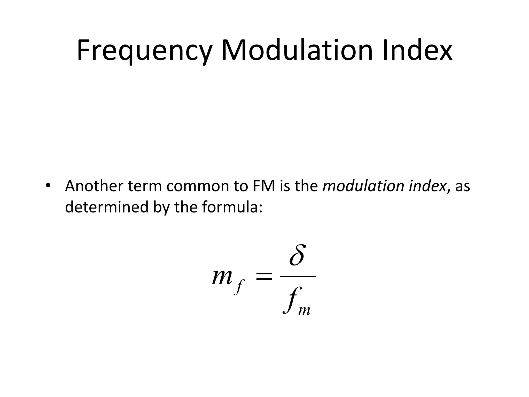 Angle modulation | PPT | Free Download