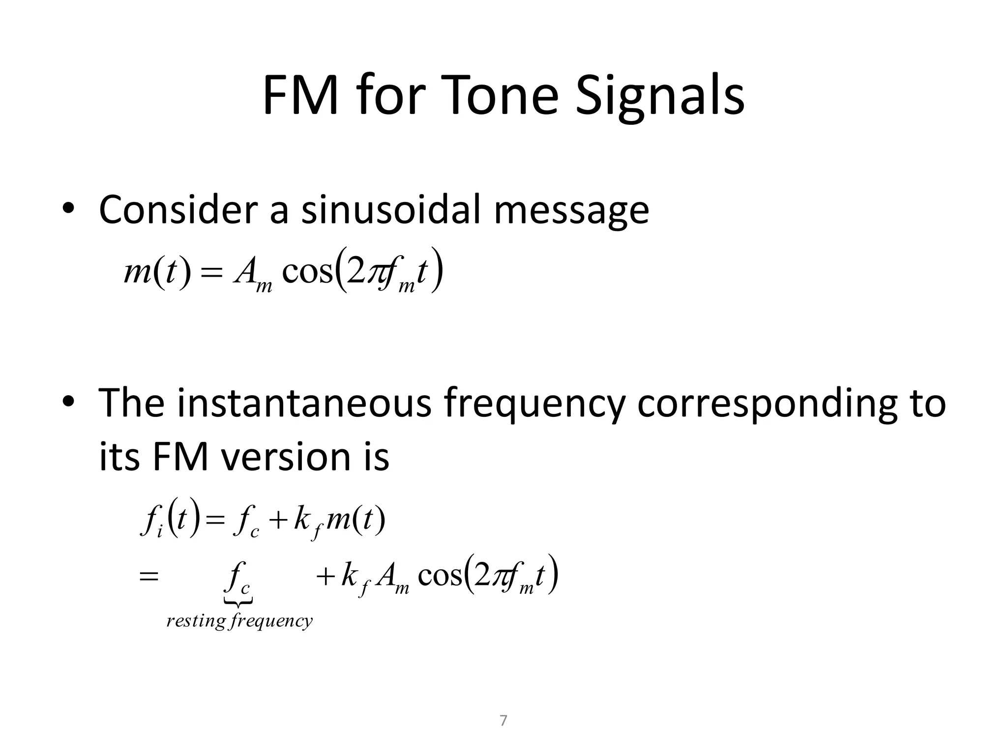 Angle modulation | PPT | Free Download