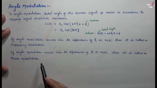 Angle modulation | PPTX