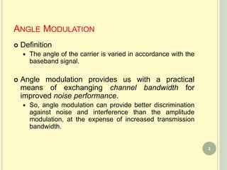 Angle modulation | PPT