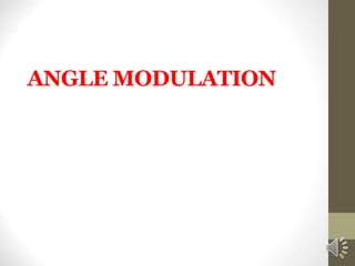 Angle Modulation in Analog Communication | PPT | Digital Audio | Computer Software and Applications
