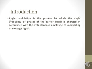 Angle Modulation in Analog Communication | PPT | Digital Audio ...