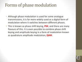 Angle Modulation in Analog Communication | PPT | Digital Audio ...