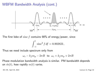 Angle modulation fm | PPT