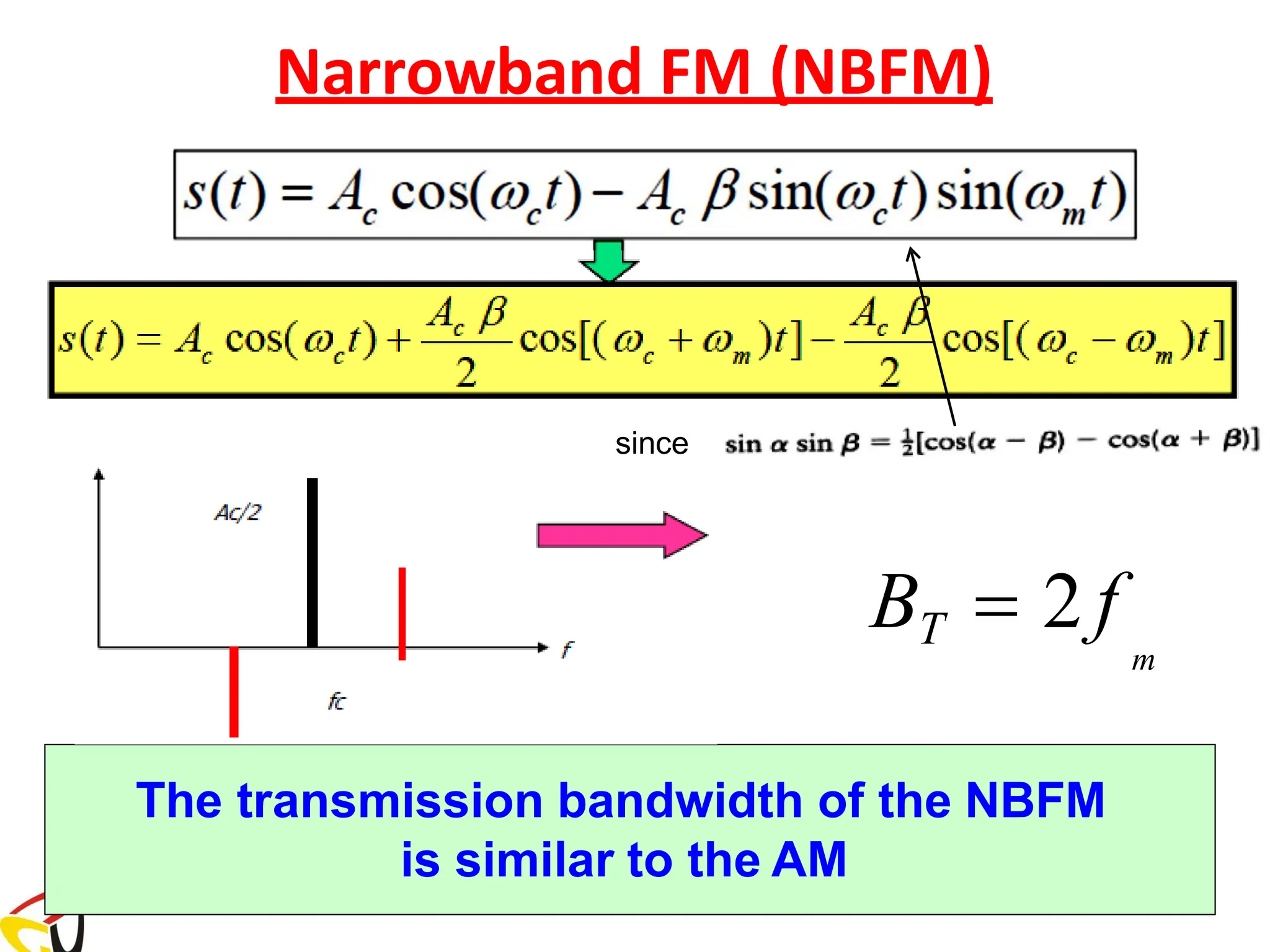 Angle Modulation Notes.pdf communication system | PDF
