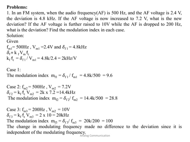 Angle Modulation -Frequency Modulation and Phase Modulation.pptx
