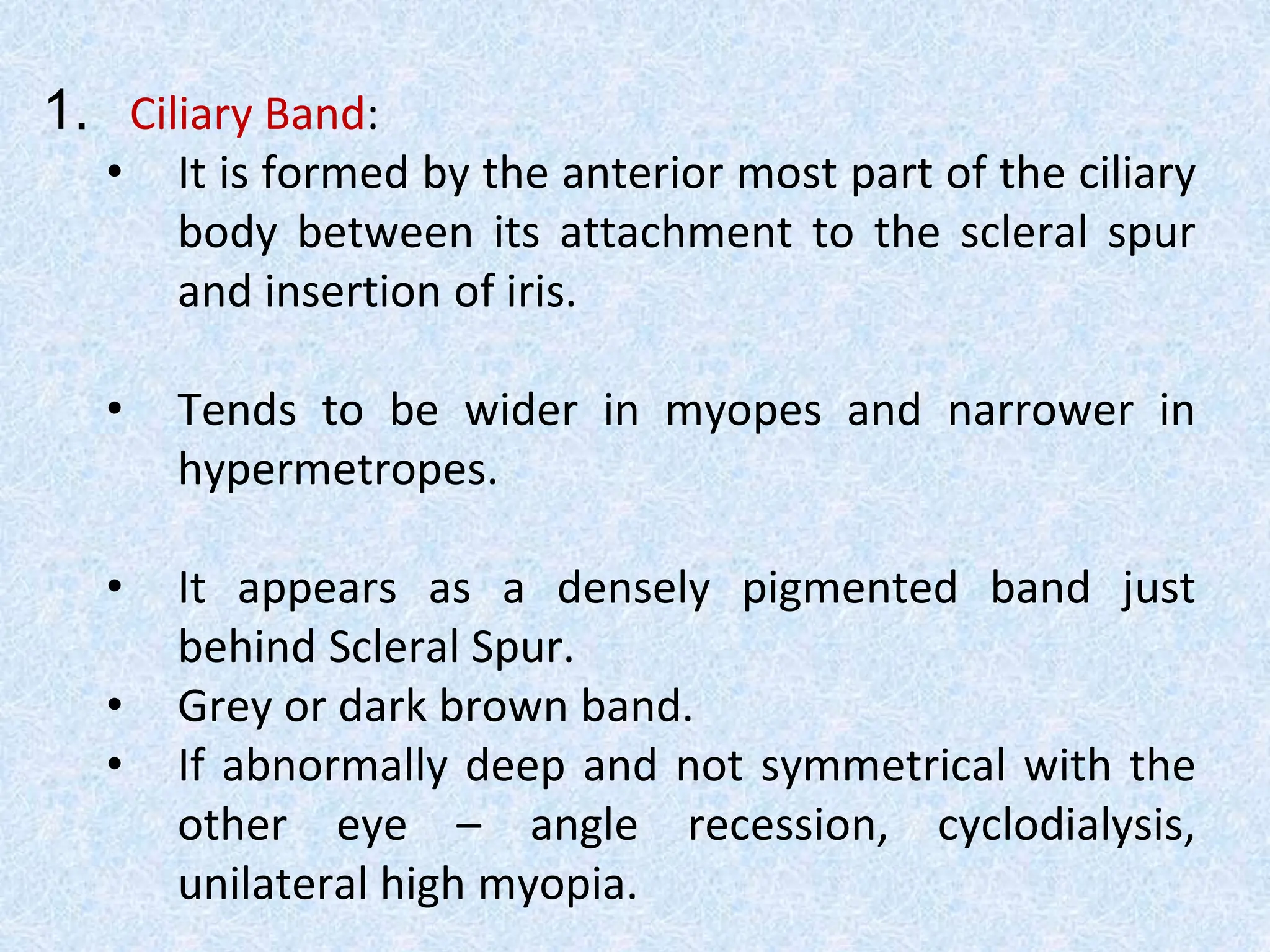 Angle of Anterior Chamber smch.......... | PPTX