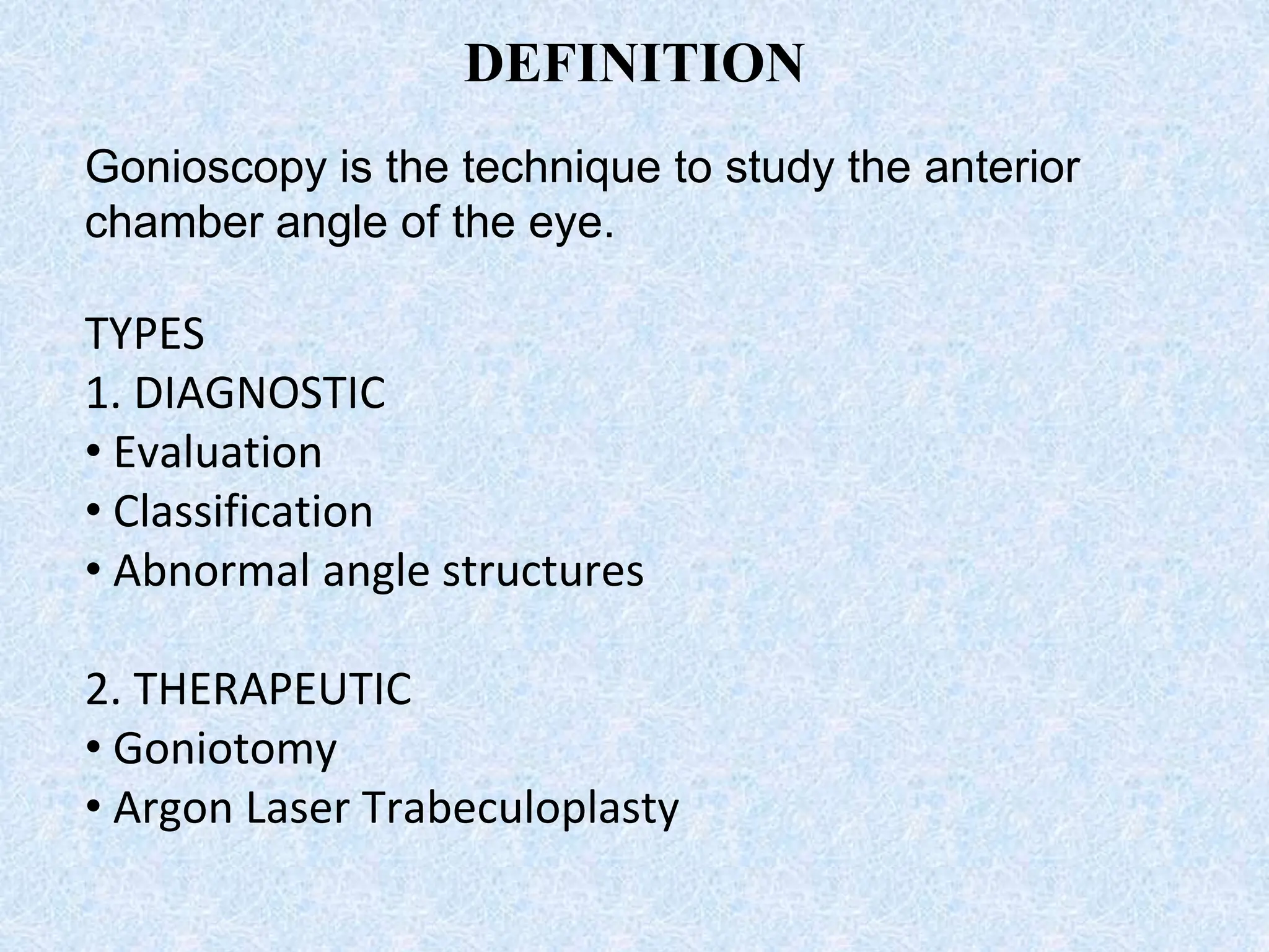 Angle of Anterior Chamber smch.......... | PPTX