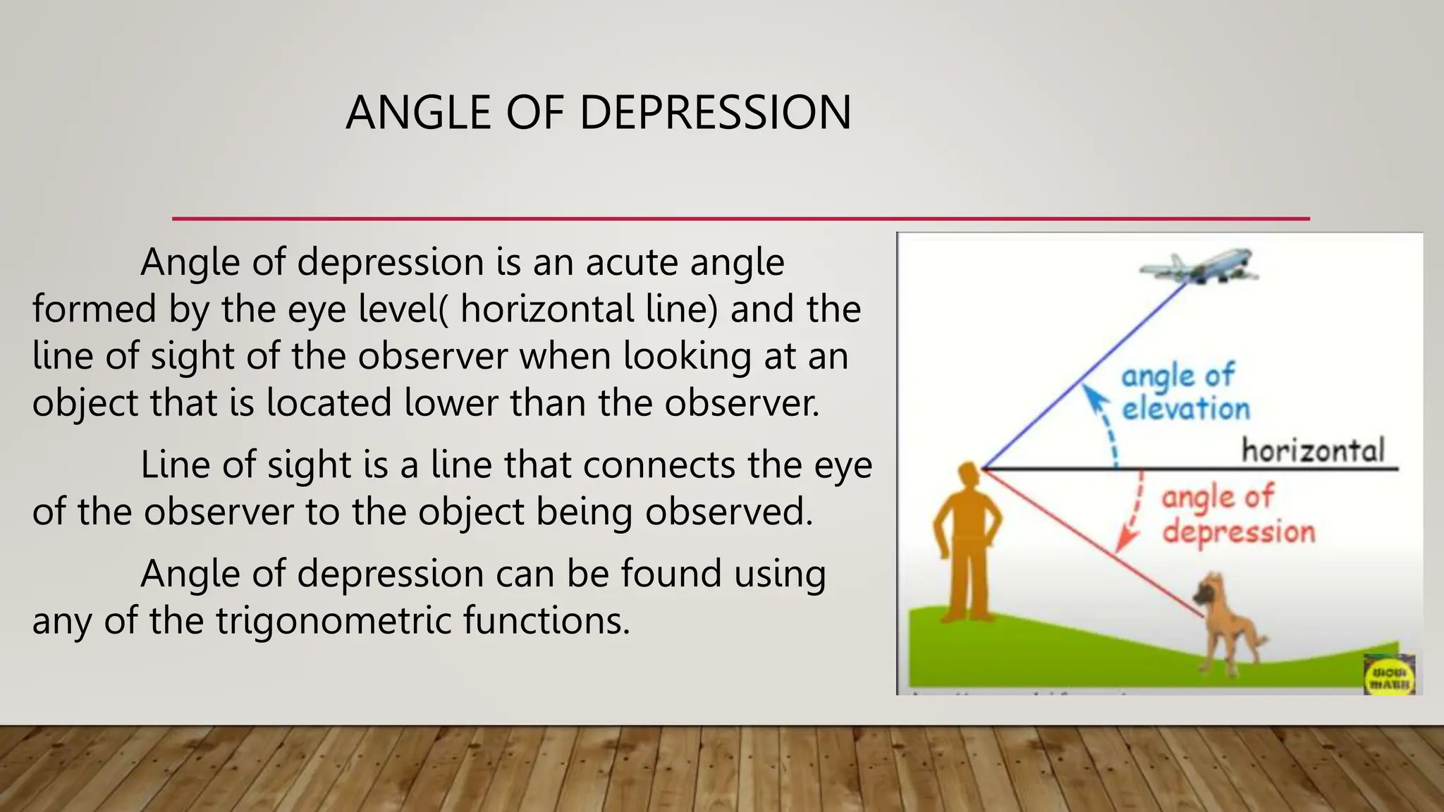 Angle of Elevation and Angle depression.pptx