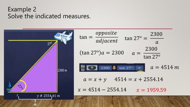Angle of Elevation and Angle depression.pptx | Physics | Science