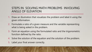 Angle of Elevation and Angle depression.pptx