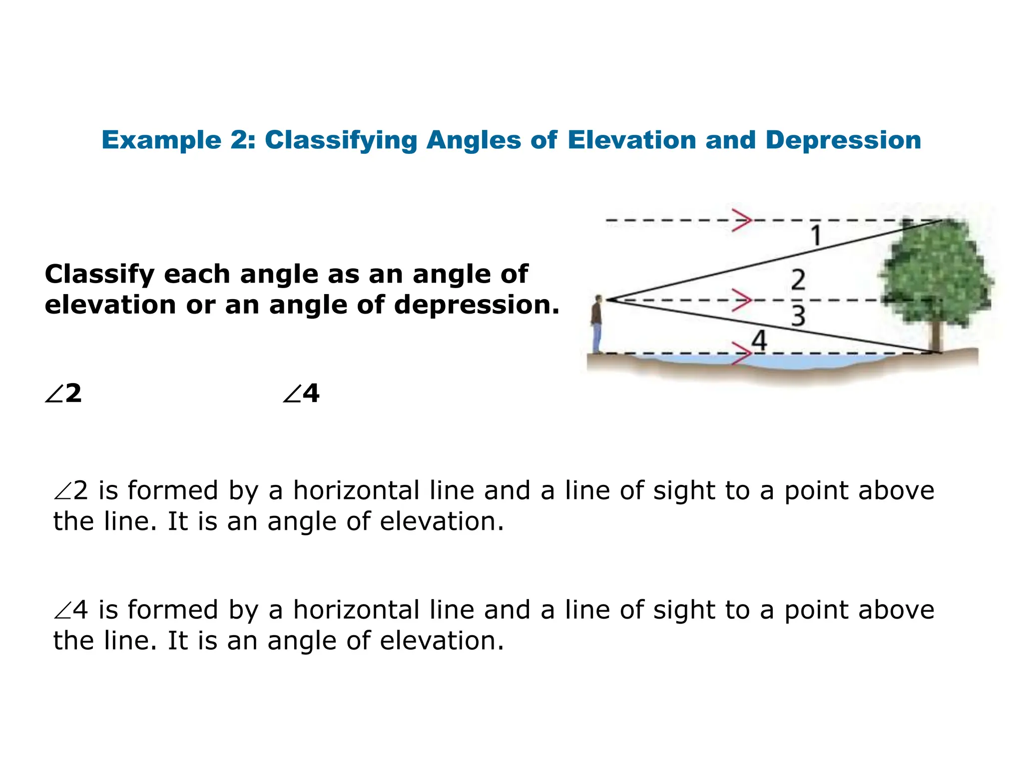 Real life application of angle of elevation and depression.pptx
