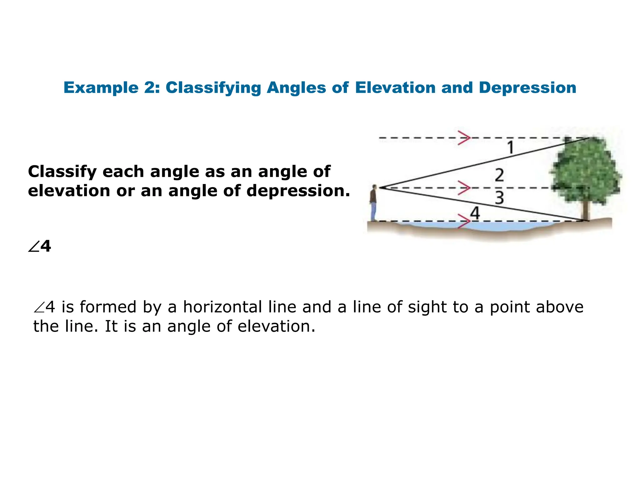 Real life application of angle of elevation and depression.pptx