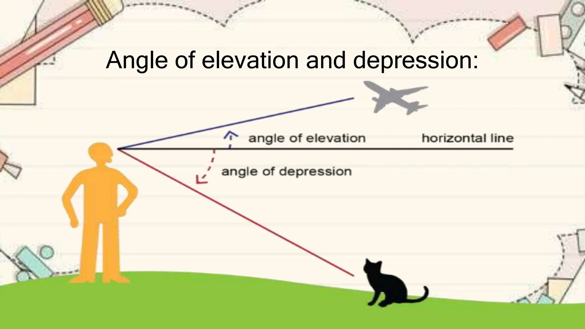 Angle of Elevation and Depression Grade 9 | PPTX