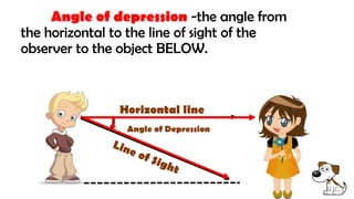 ANGLE OF ELEVATION AND DEPRESSION and Problem Solving.pptx