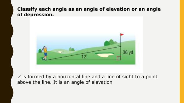 Angle Of Elevation Depression Cot2 Pptx