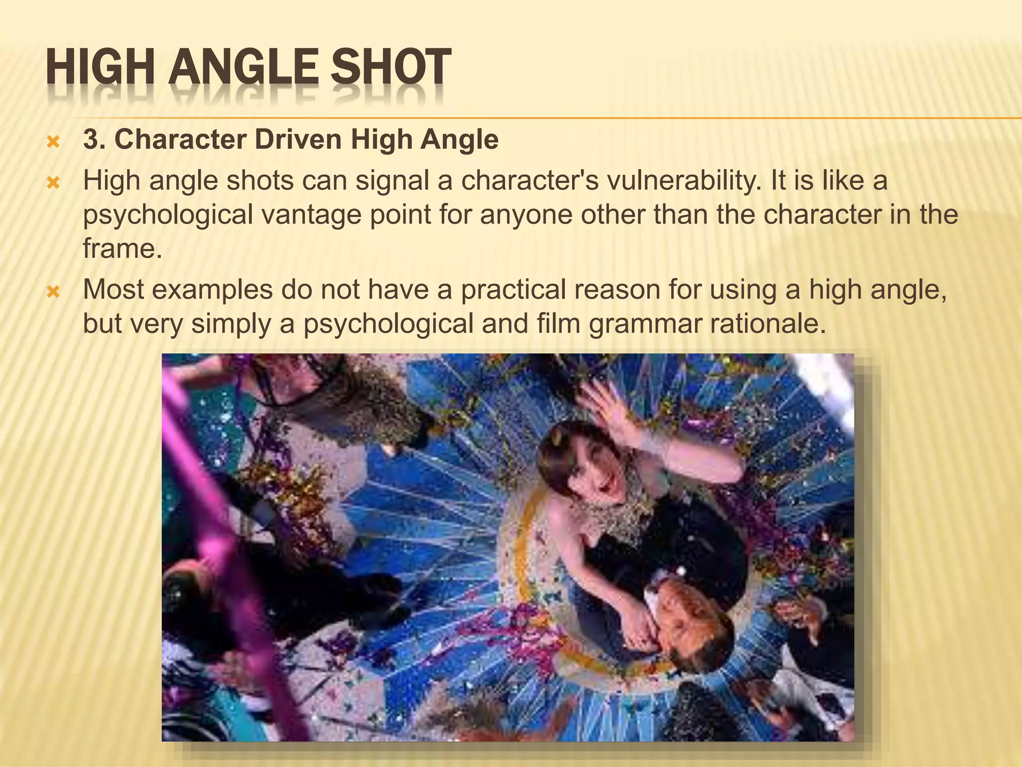 Angle of shots | PPSX