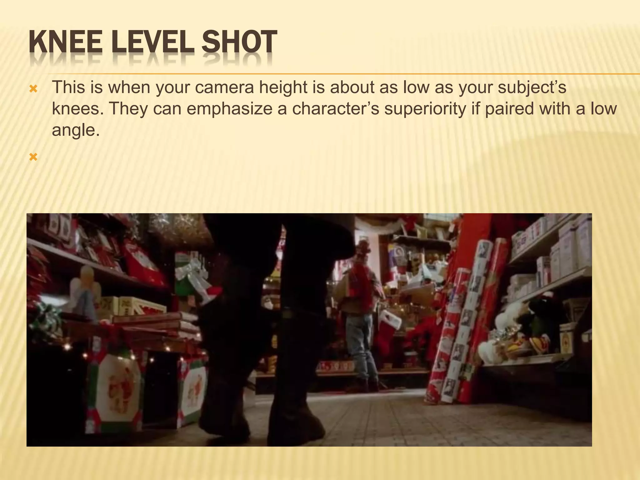 Angle of shots | PPSX
