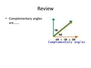 the angle pairs power point presentation | PPT