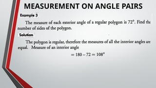 Geometry: Angle Pairs Topic Grade 7 Class | PPTX
