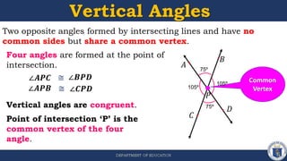 Angle Pairs - Quarter 2 Grade 7 Mathematics.pptx