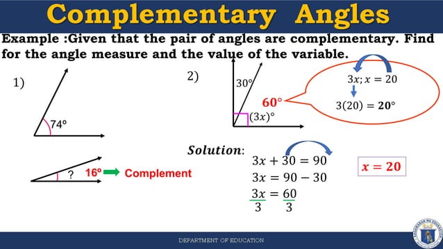 Angle Pairs - Quarter 2 Grade 7 Mathematics.pptx | Physics | Science