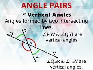 Determine the Relationship Between Two Angles - Grade 7 Mathematics | PPTX