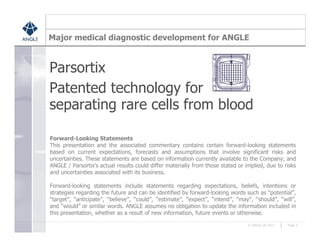 Angle parsortix presentation 07oct11 | PDF