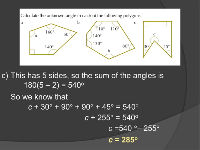 Angle properties of polygons part 2 | PPTX | Physics | Science